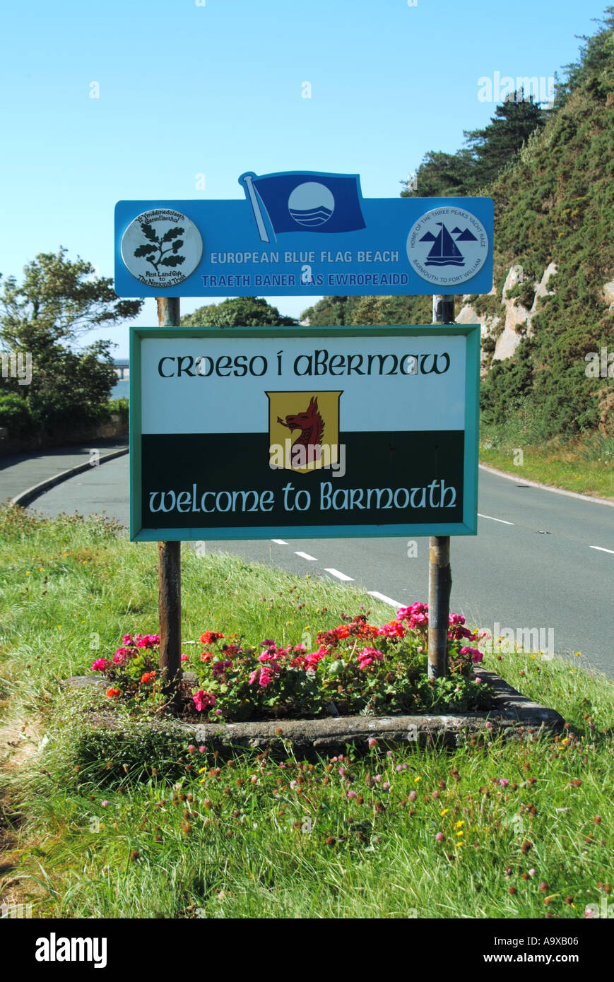 Barmouth is a seaside town and community in the county hi-res stock ...