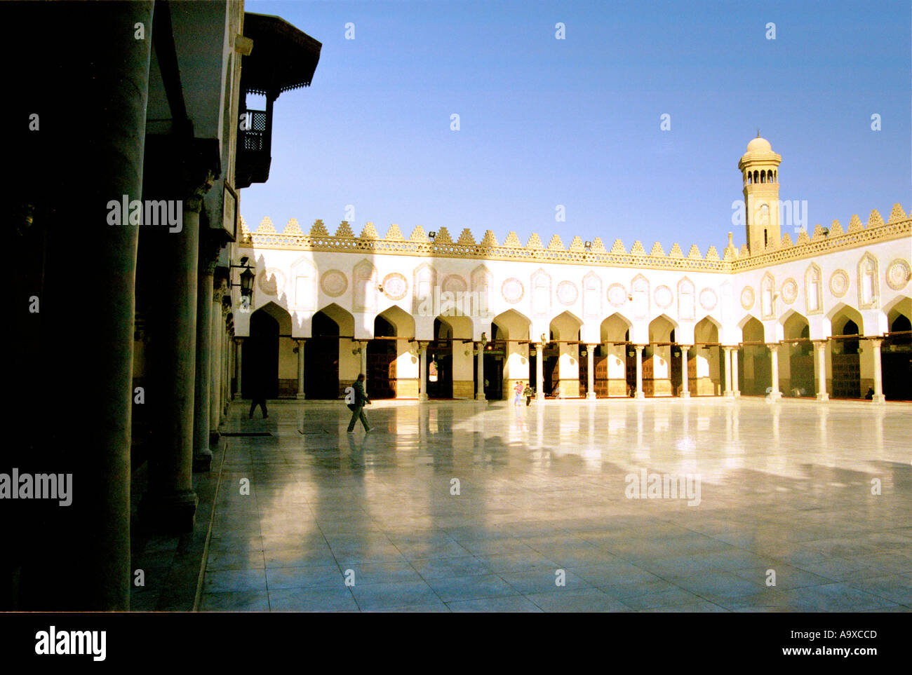 Al Azhar mosque in the old Islamic part of Cairo Egypt Stock Photo - Alamy