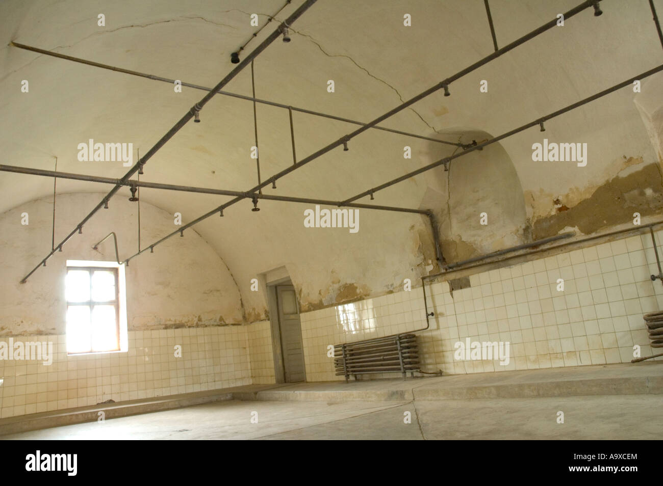Communal shower hi-res stock photography and images - Alamy