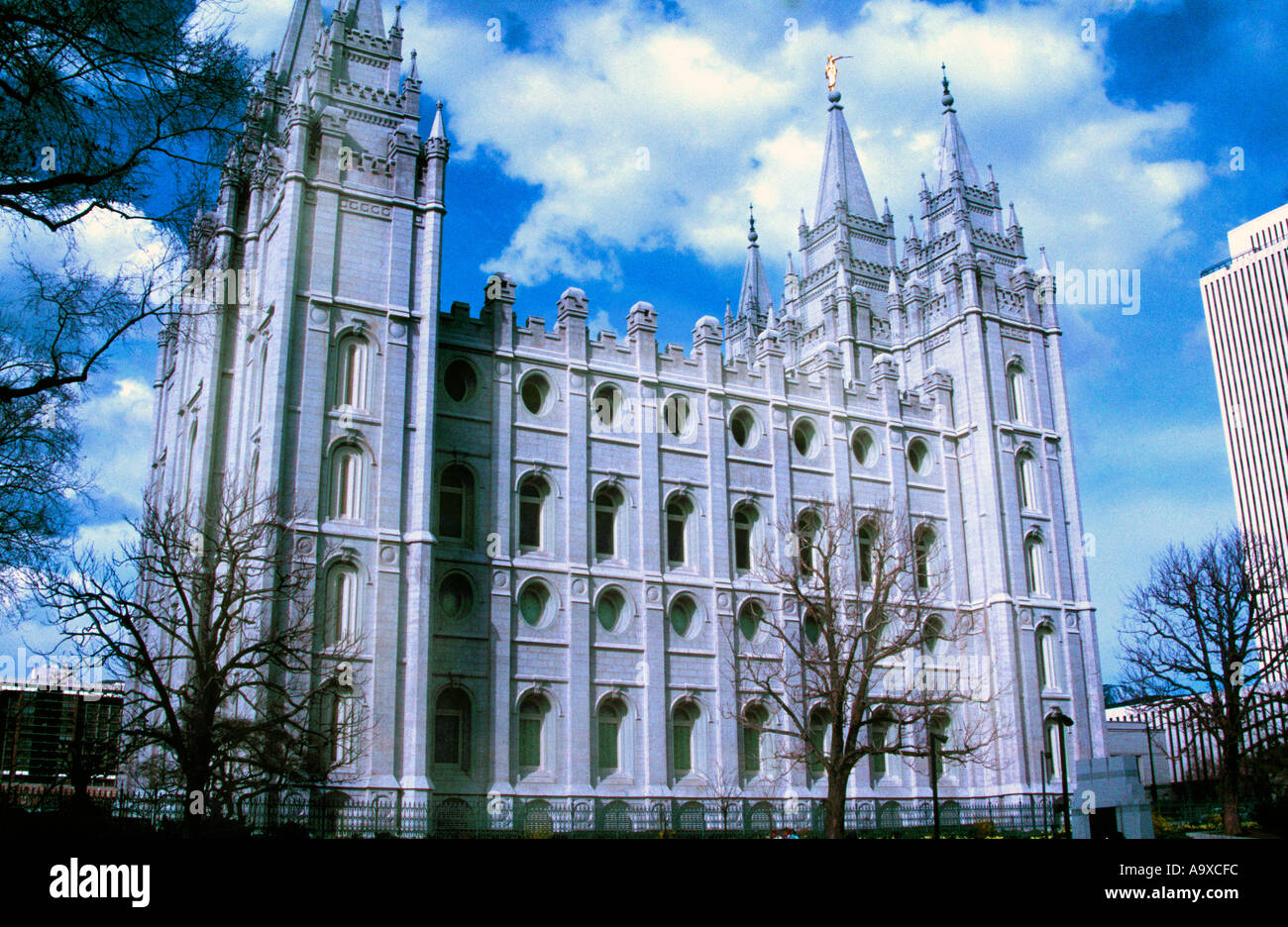 Salt Lake City Utah USA Temple Square Temple Stock Photo - Alamy