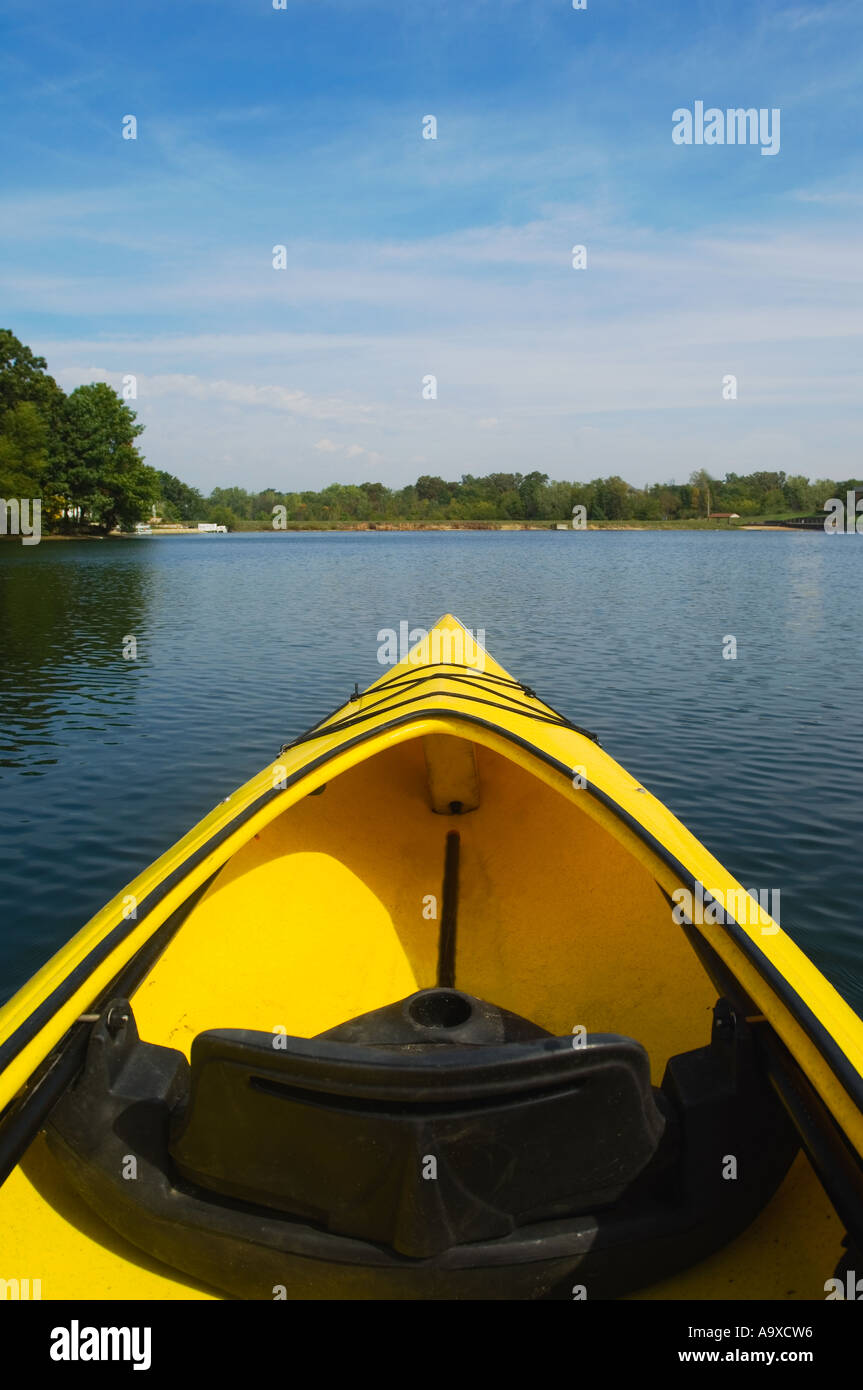 Kayak on lake Kayak on lake Stock Photo - Alamy