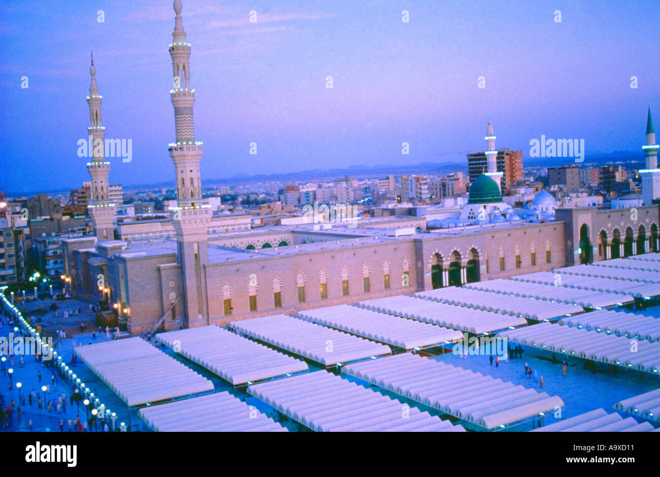 Madinah Saudi Arabia Prophets Mosque Stock Photo - Alamy