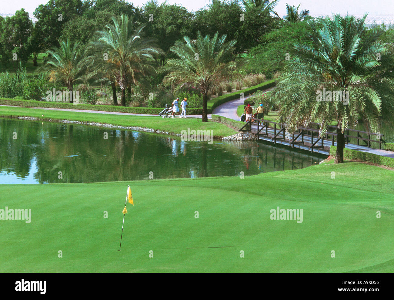 Dubai UAE Emirates Golf Course Stock Photo - Alamy