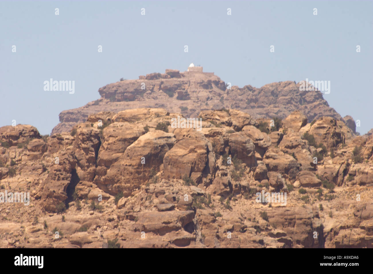 A view of Aaron s tomb on Mount Hor As seen from Mount Madhbah the High ...