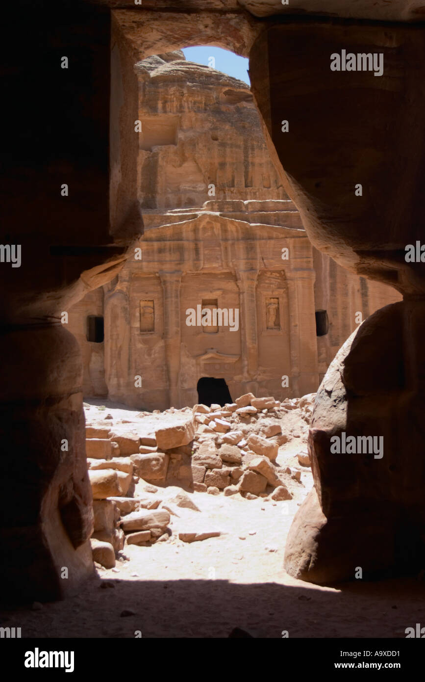 The Roman Soldier s Tomb as seen from the Garden Triclinium Petra ...