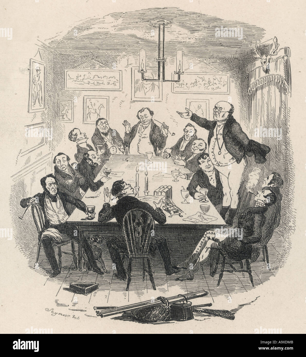 The Pickwick Club High Resolution Stock Photography and Images - Alamy