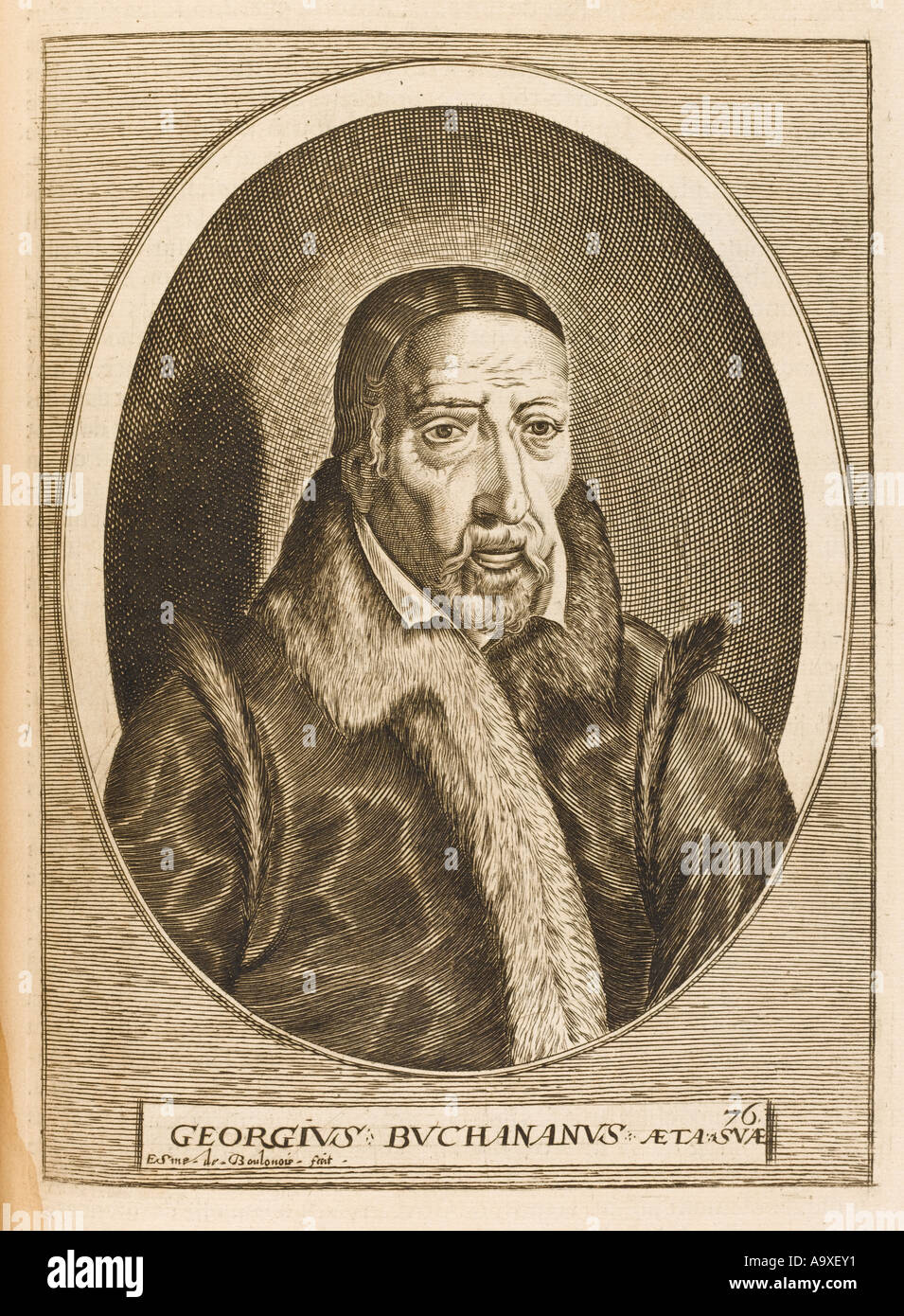 George buchanan 1506 1582 scottish humanist hi-res stock photography ...