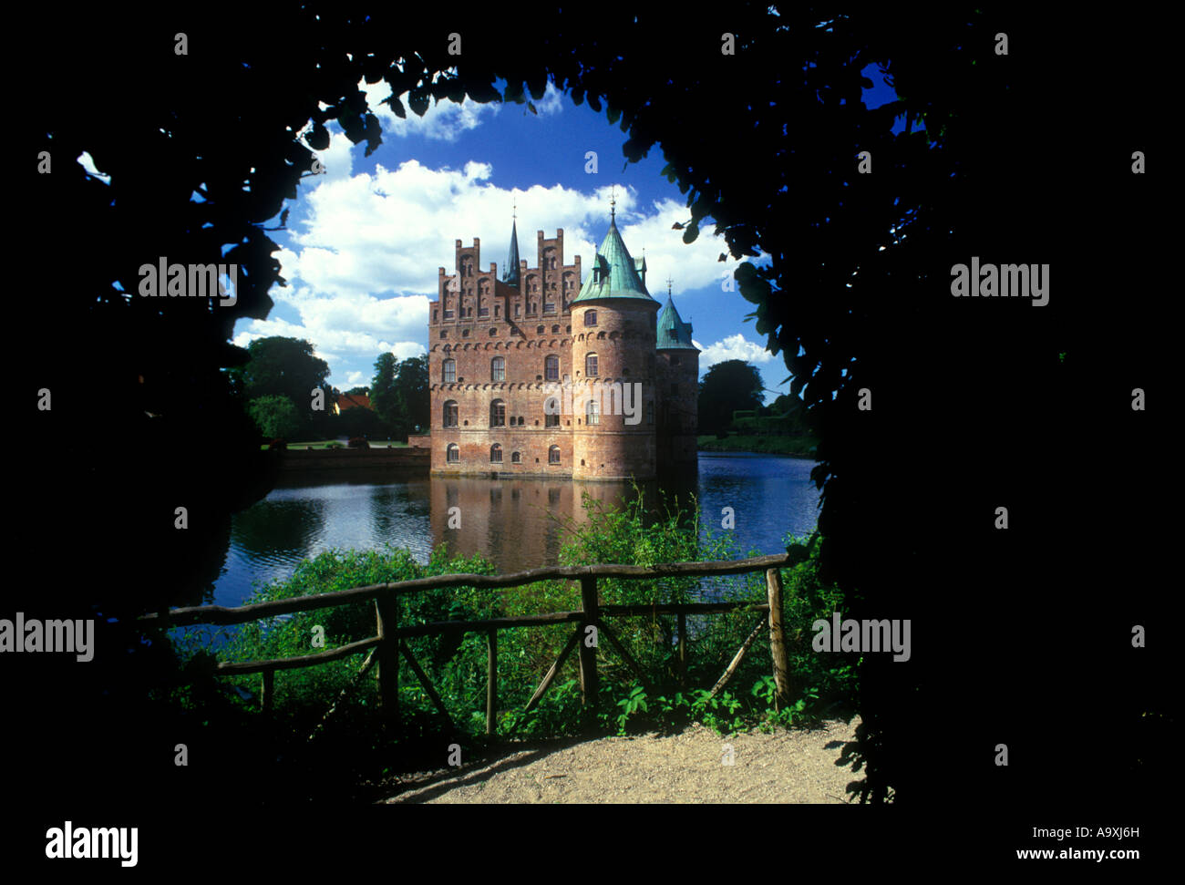 EGESKOV SLOT CASTLE FYN ISLAND KVAERNDRUP FUNEN DENMARK Stock Photo - Alamy