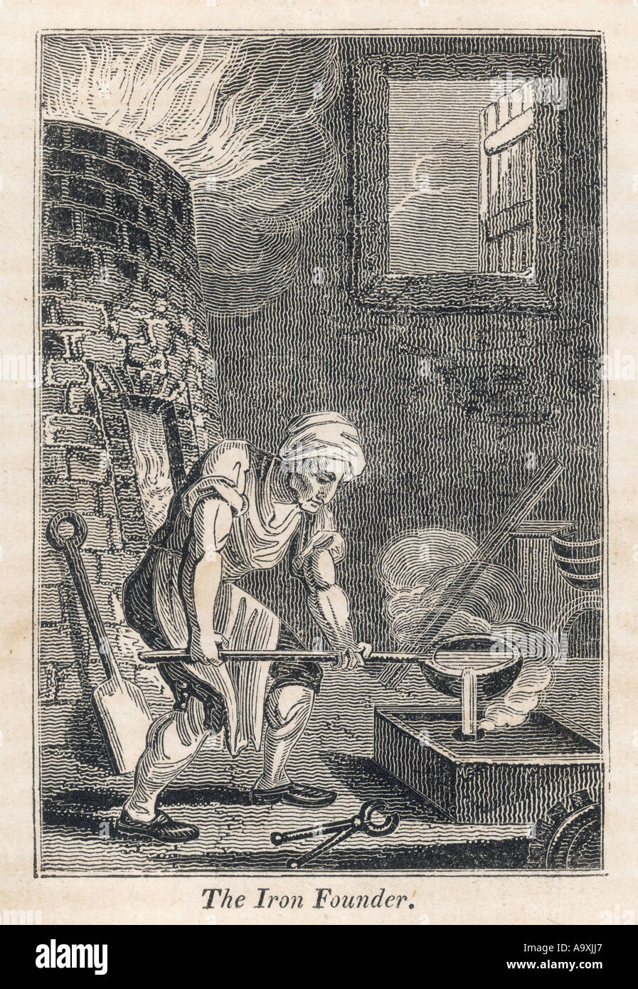 Iron Founder 1827 Stock Photo - Alamy