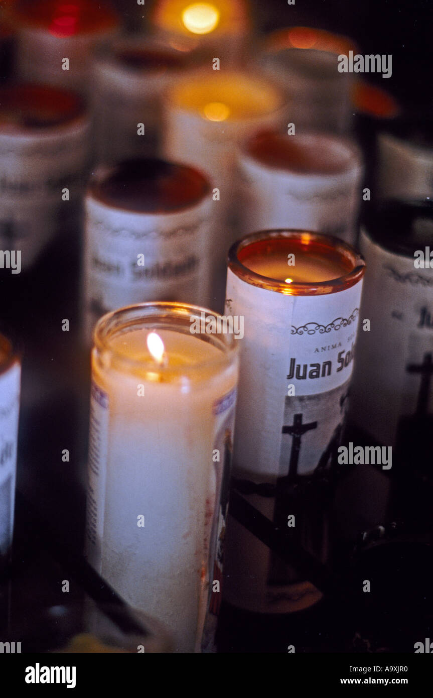 Mexican prayer candles hi-res stock photography and images - Alamy
