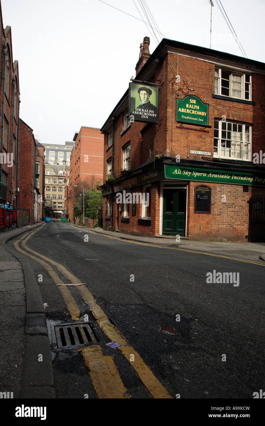 Sir Ralph Abercromby Pub on Bootle Street in Manchester next to the ...
