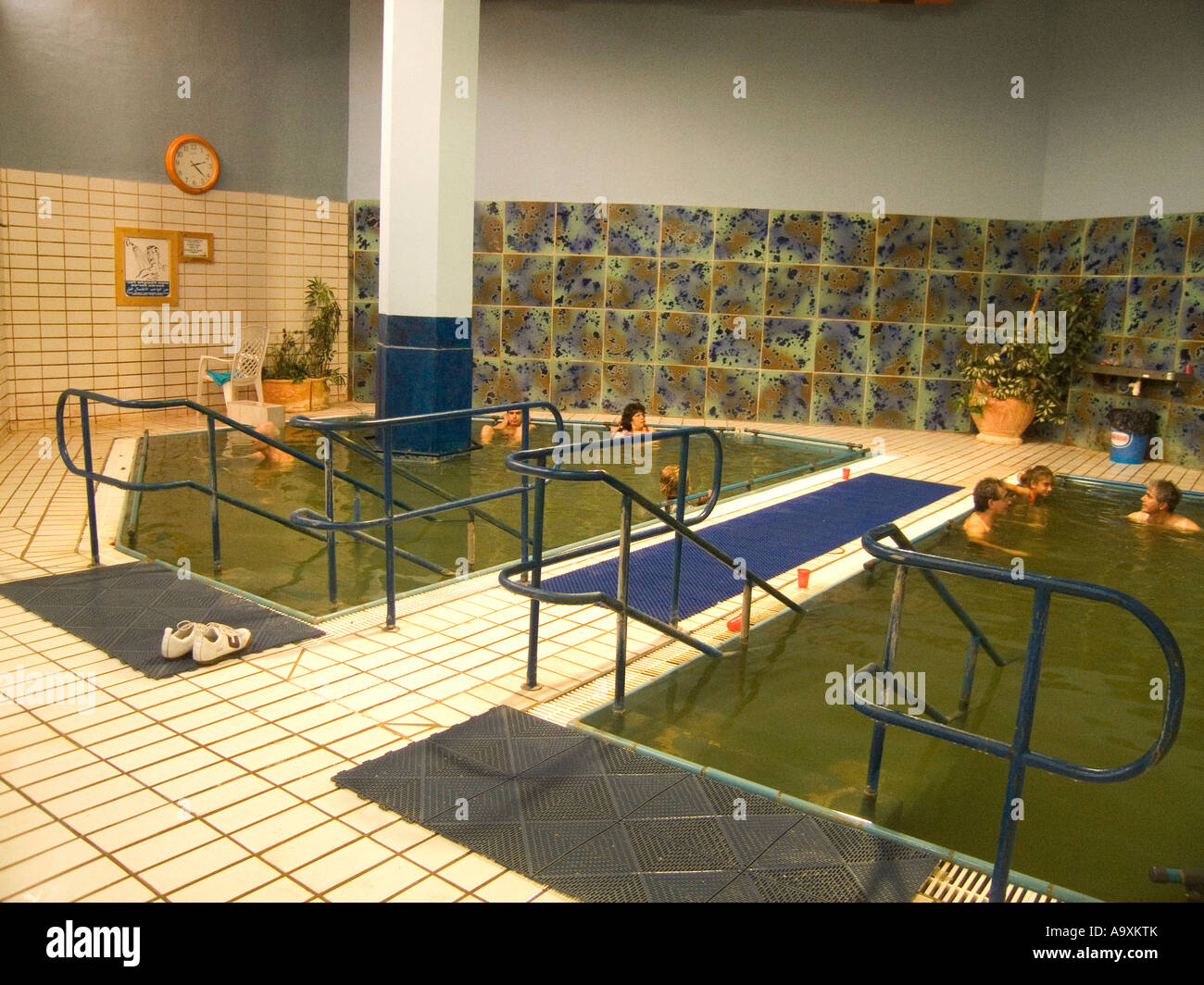 Dead sea salt pools israel hi-res stock photography and images - Alamy