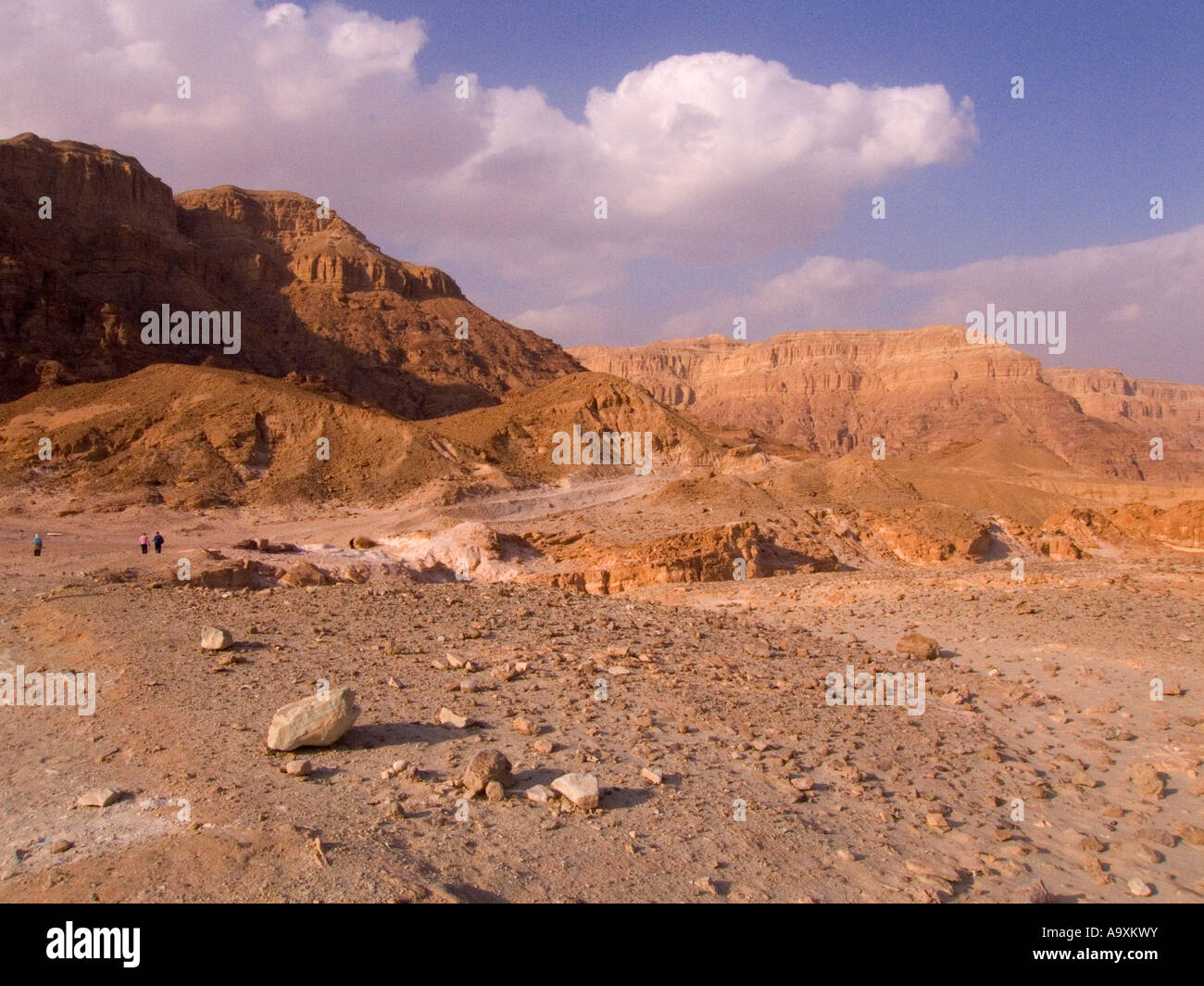 site of ancient copper mine in timna nature reserve negev israel Stock ...