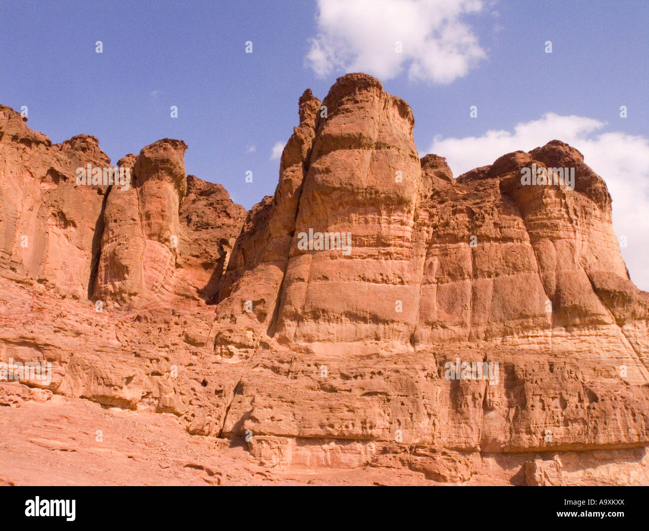 timna nature reserve park israel rocky escarpment Stock Photo - Alamy
