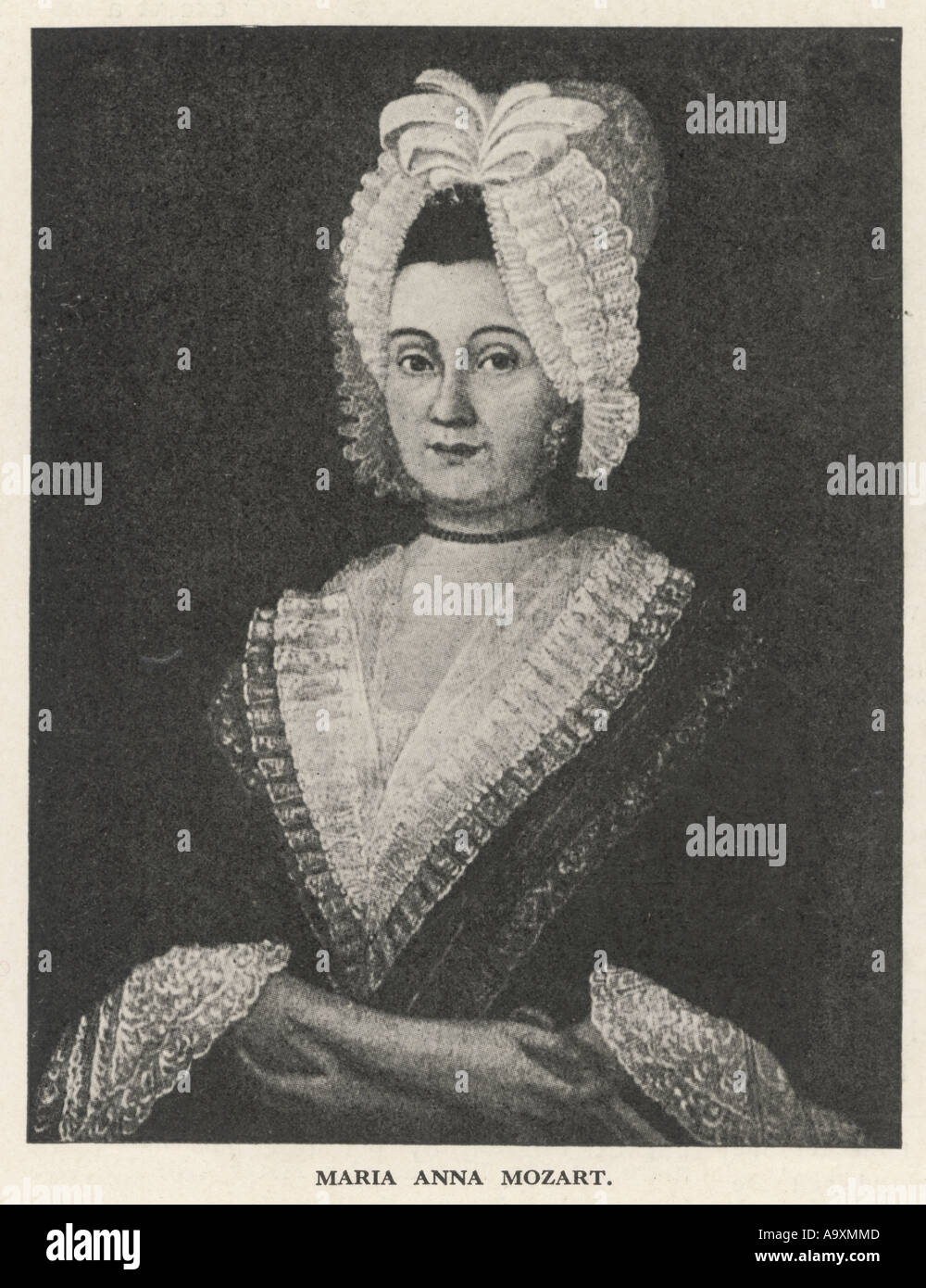 Maria Anna Mozart Mother Stock Photo - Alamy