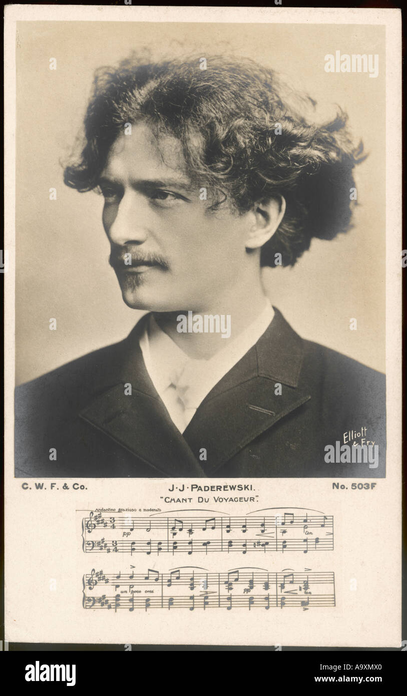 Paderewski as pianist hi-res stock photography and images - Alamy