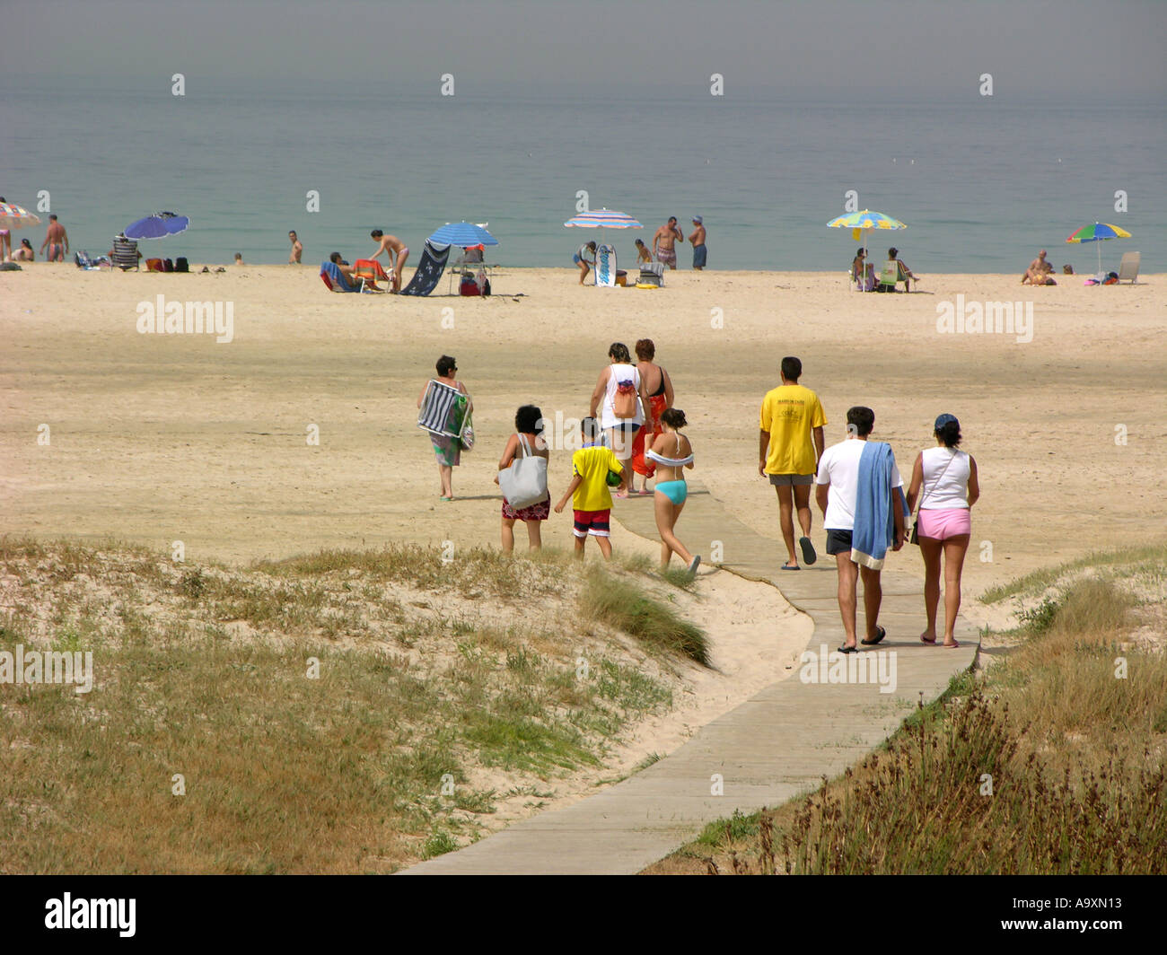 People walking on the beach Stock Photo - Alamy