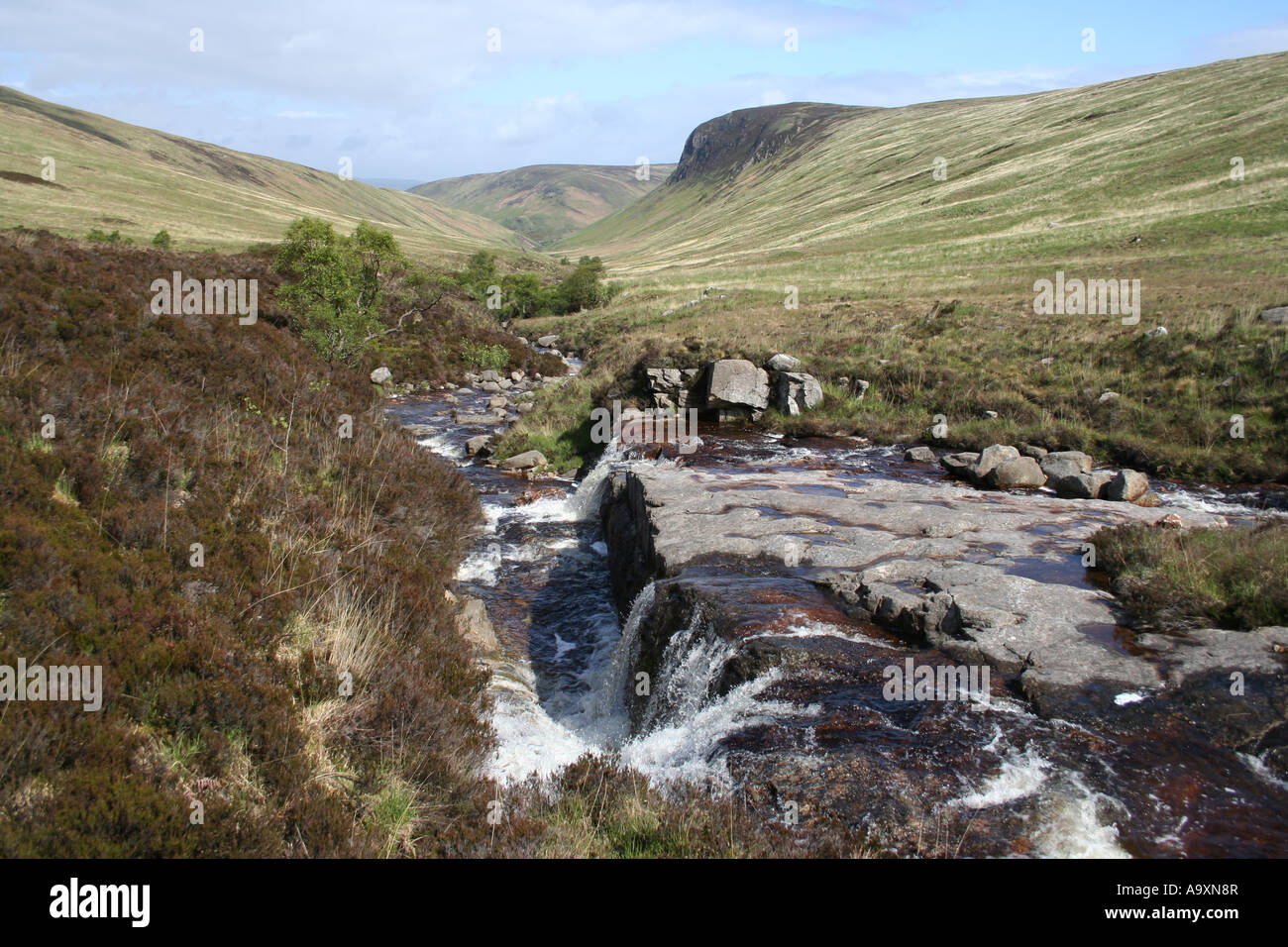 Small waterfall Isle of Arran Scotland May 2007 Stock Photo - Alamy