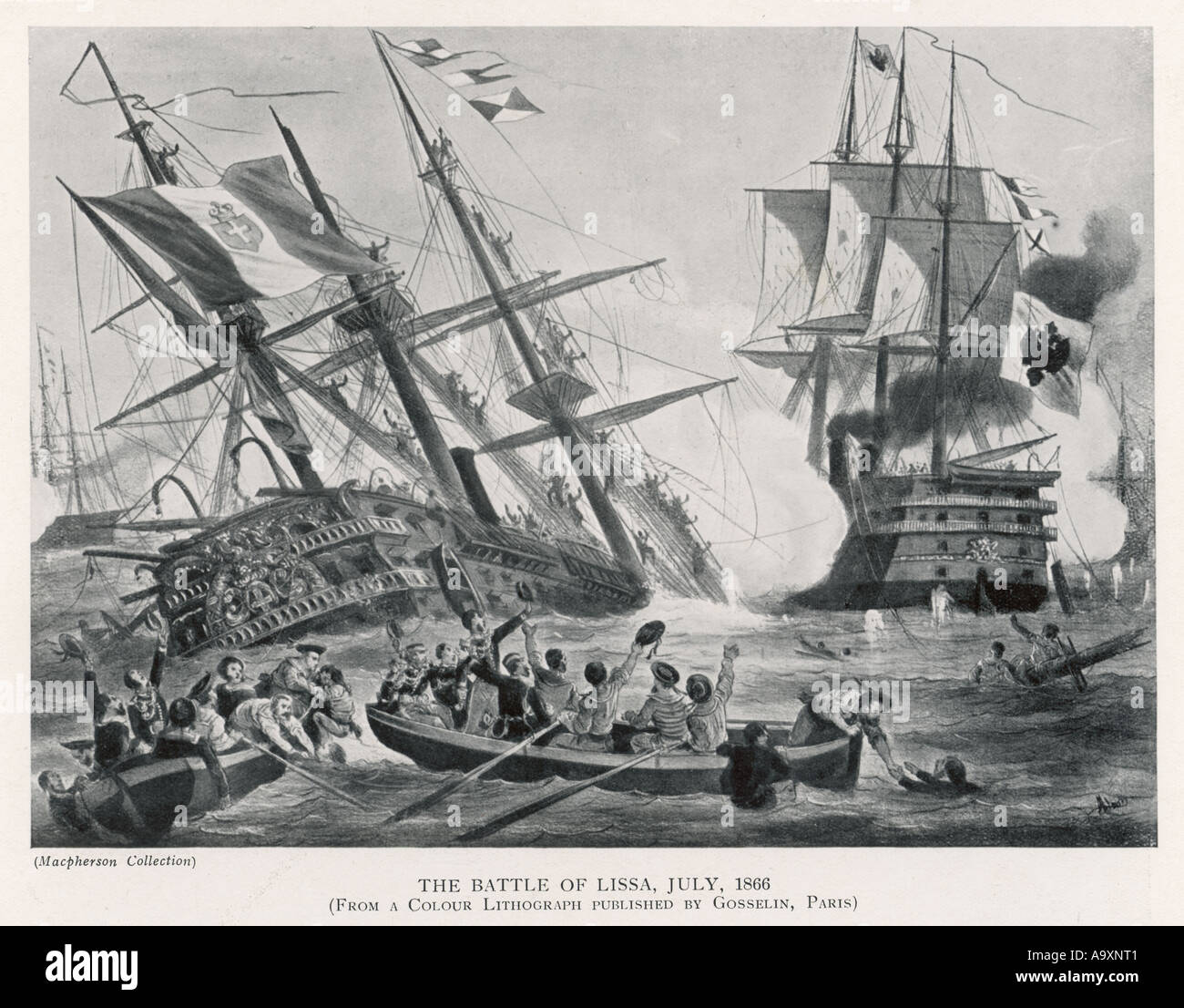 Battle at lissa 1866 hi-res stock photography and images - Alamy
