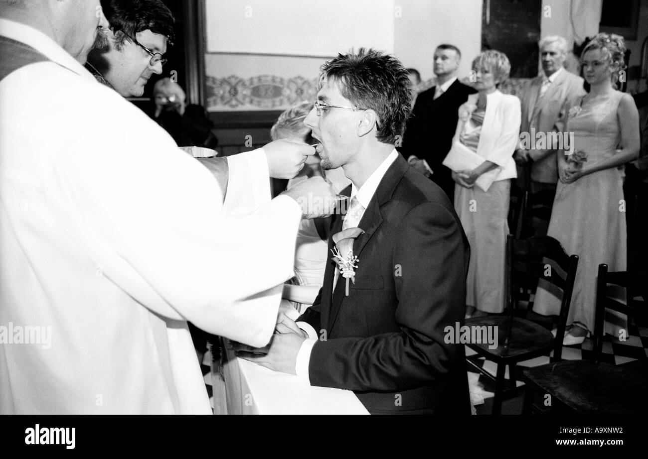 Communion cake Black and White Stock Photos & Images - Alamy