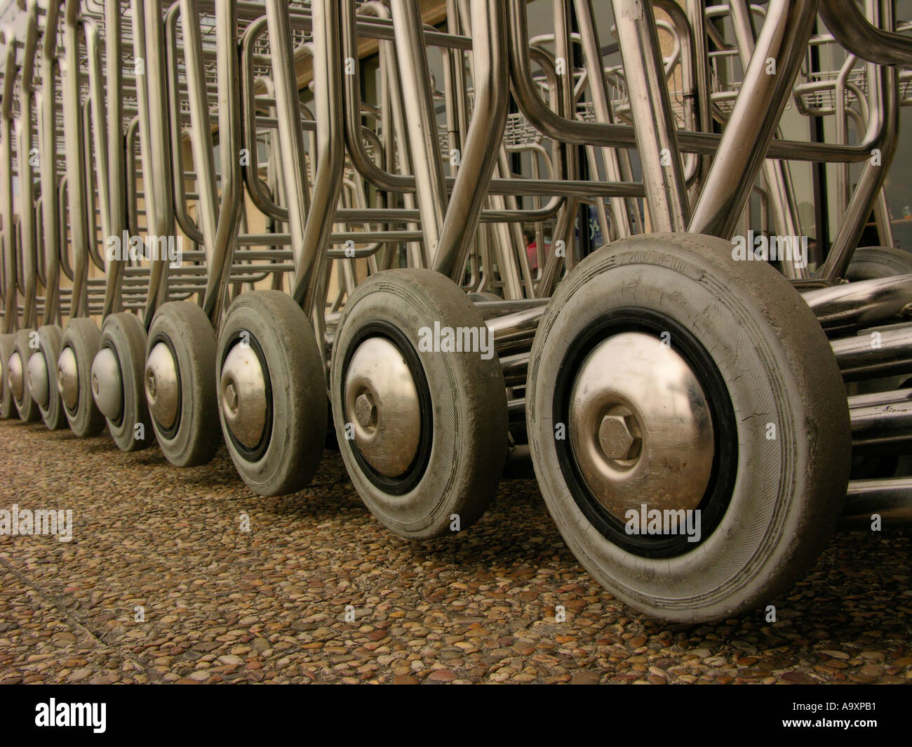 Steel wheeled trolly hi-res stock photography and images - Alamy