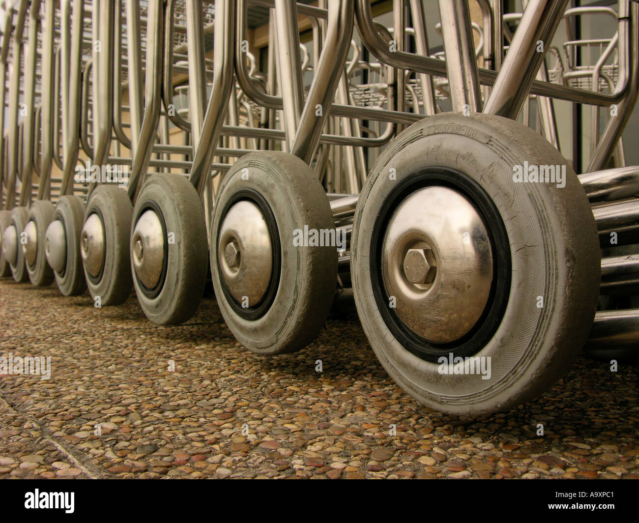 Steel wheeled trolly hi-res stock photography and images - Alamy