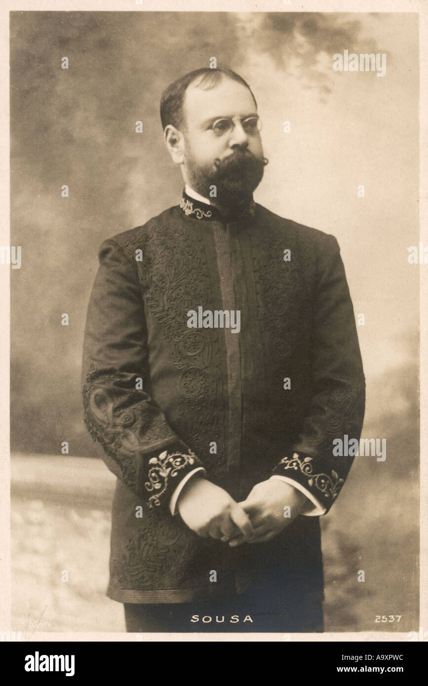 Jp Sousa Postcard Stock Photo - Alamy