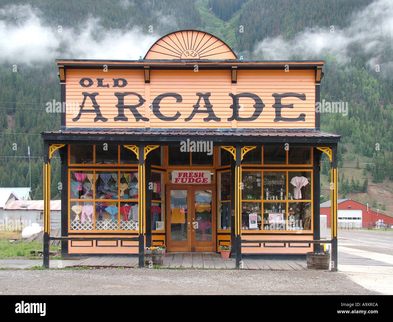 Old Arcade building, building of gold grave time, USA, Colorado ...