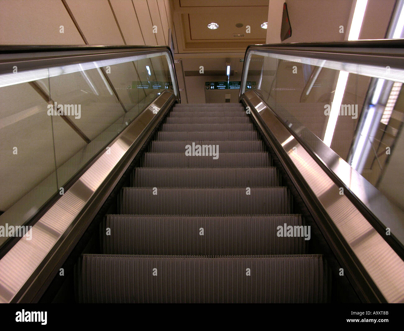 A Moving Stairway Stock Photo - Alamy