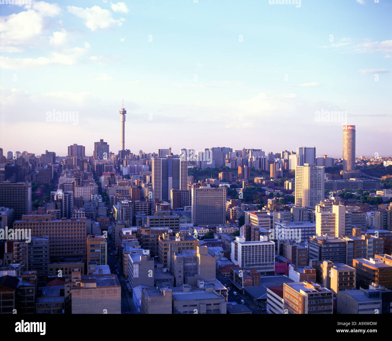 DOWNTOWN SKYLINE JOHANNESBURG TRANSVAAL SOUTH AFRICA Stock Photo - Alamy
