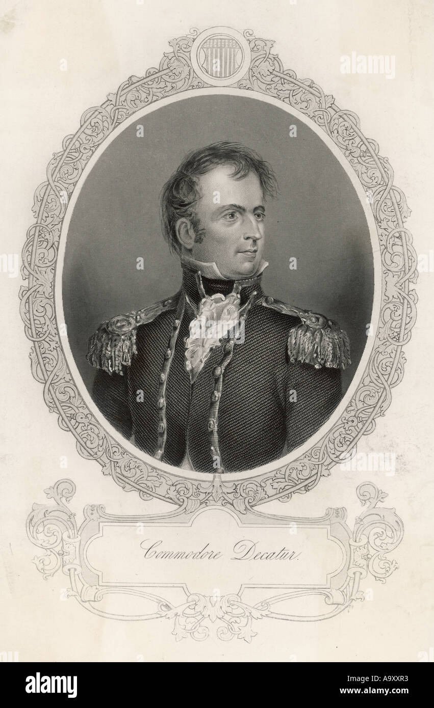Commodore stephen decatur hi-res stock photography and images - Alamy