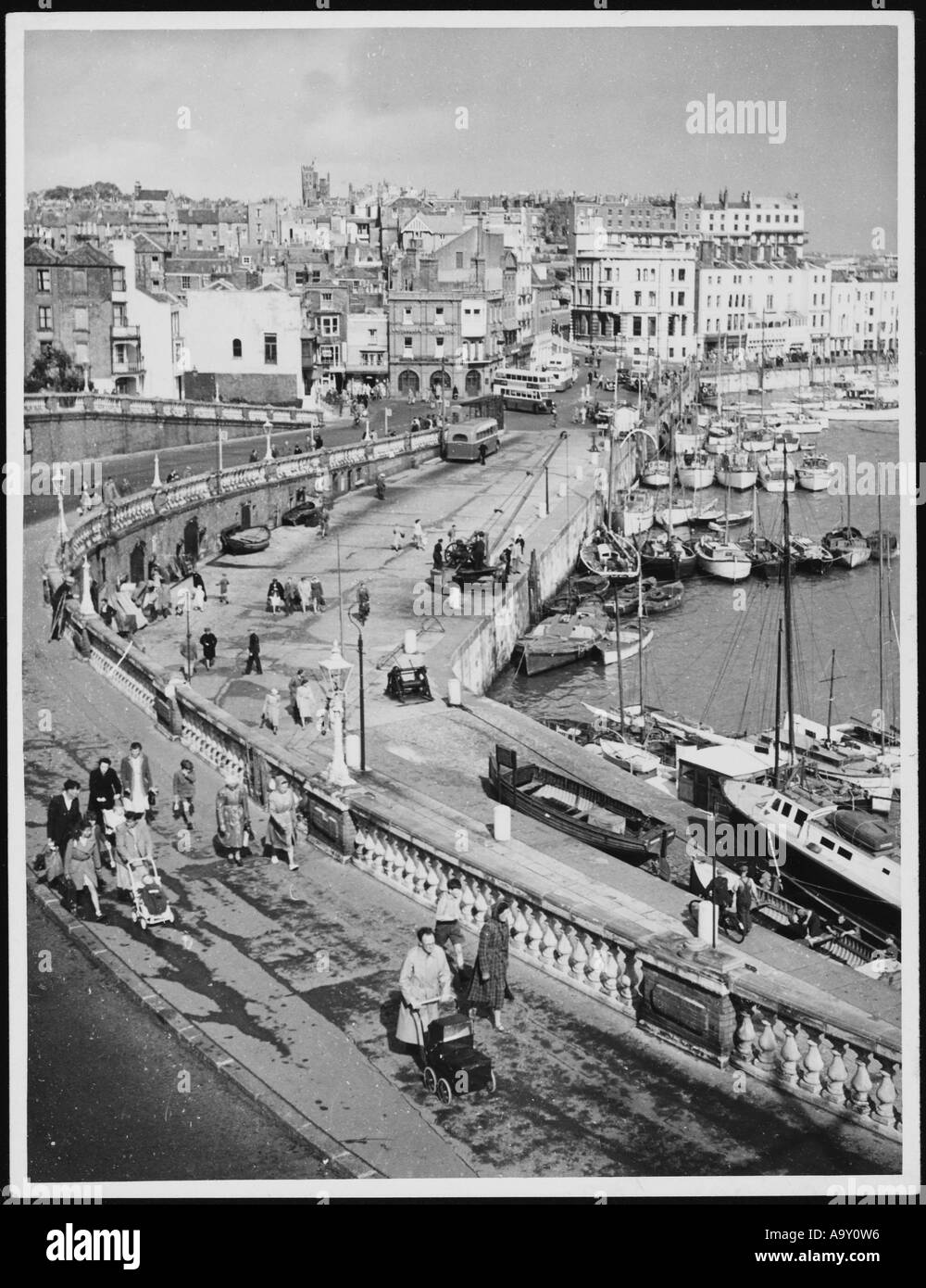 Royal harbour ramsgate Black and White Stock Photos & Images - Alamy