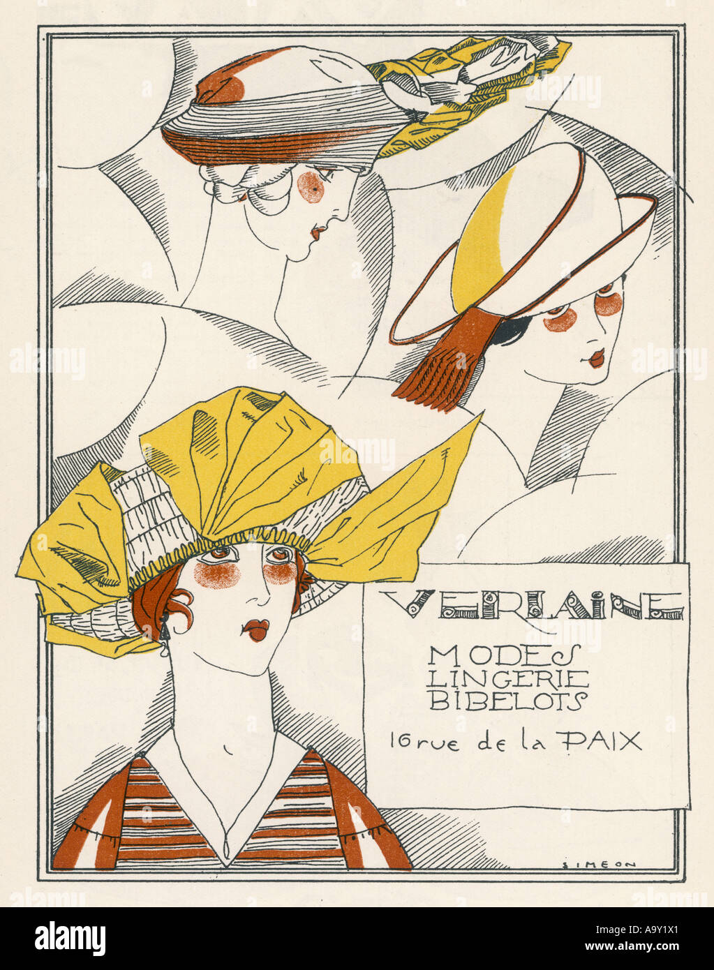 Clothing advertising 1920 hi-res stock photography and images - Alamy