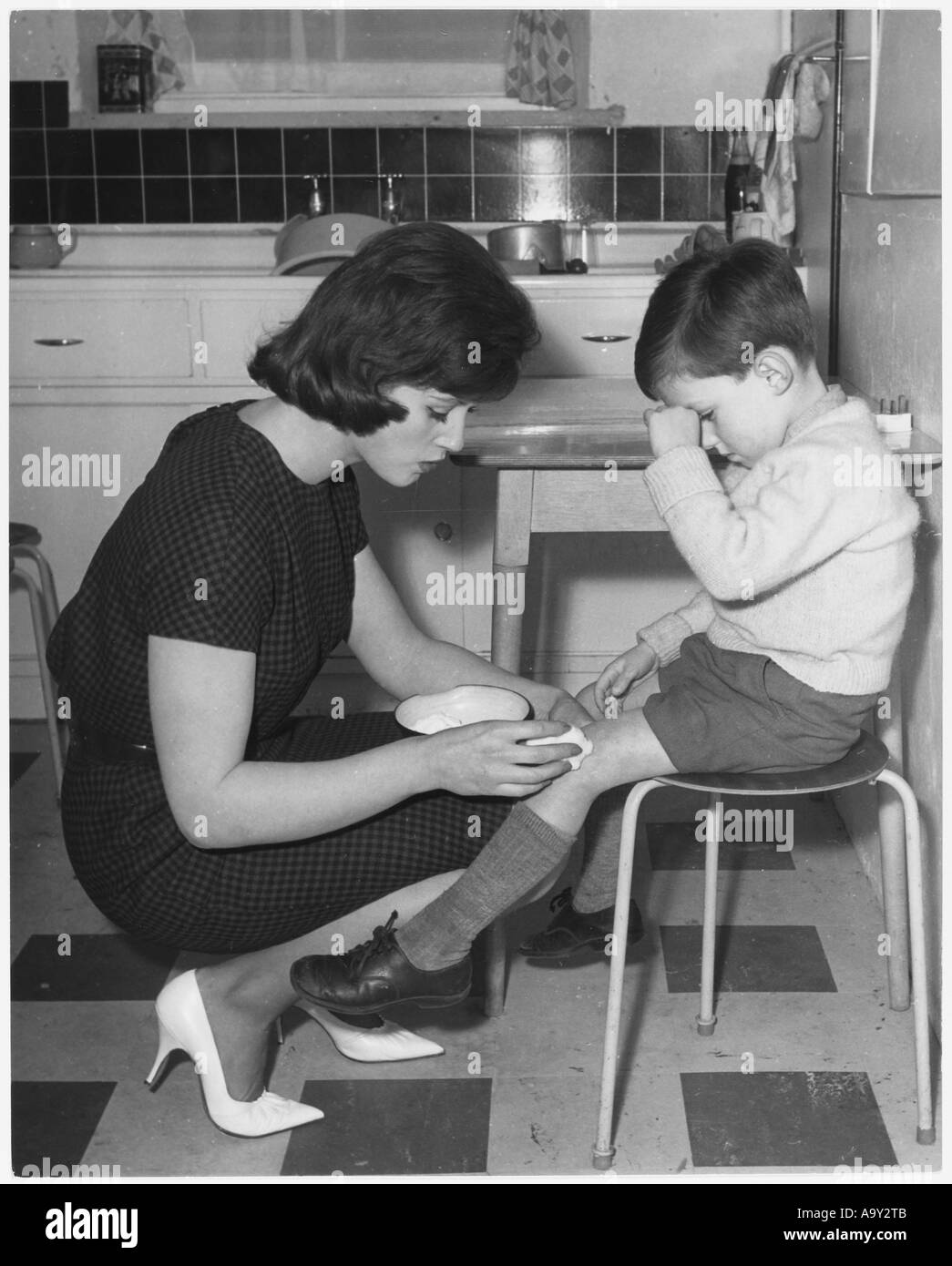 Grazed knee hi-res stock photography and images - Alamy