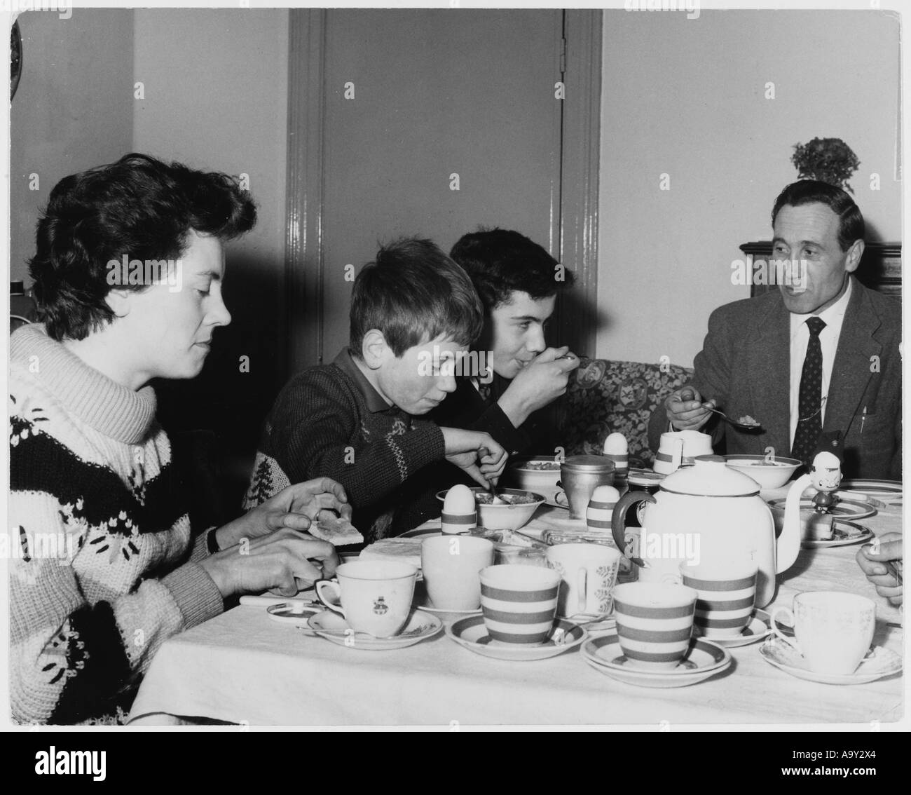 1960s breakfast hi-res stock photography and images - Alamy