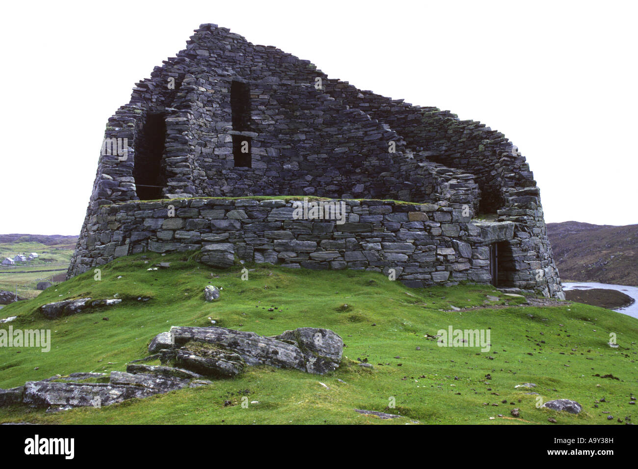Dun Carloway, Pictish broch. Isle of Lewis, Outer Hebrides, Scotland, U ...