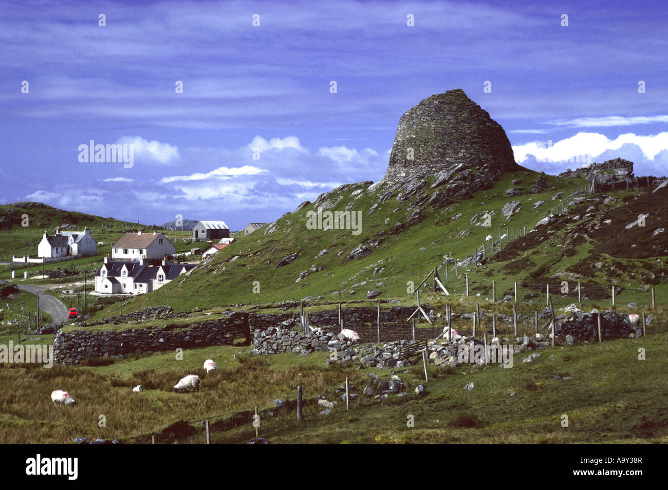 Dun Carloway, Pictish broch. Isle of Lewis, Outer Hebrides, Scotland, U ...