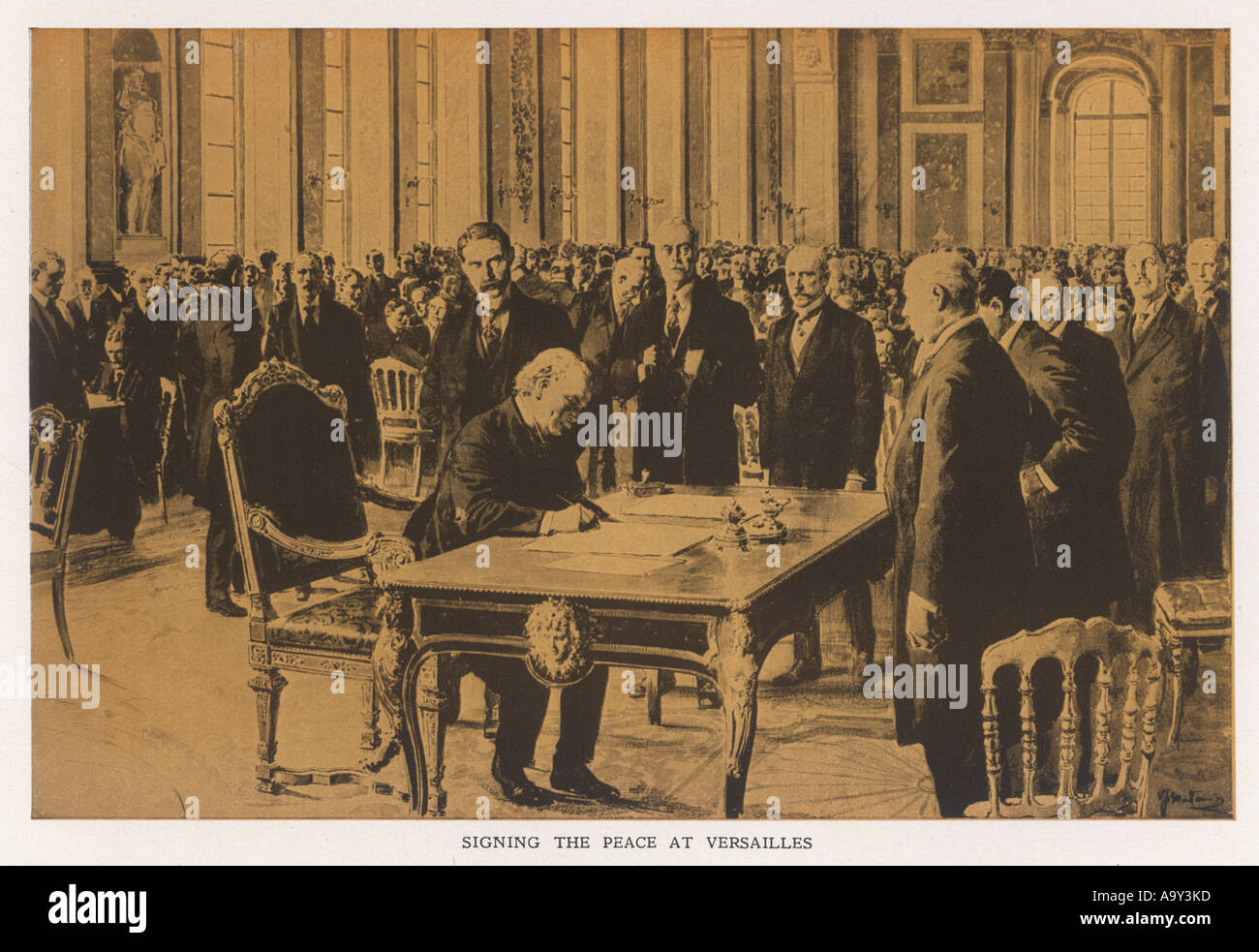 Treaty Of Versailles, 1919 High Resolution Stock Photography and Images ...