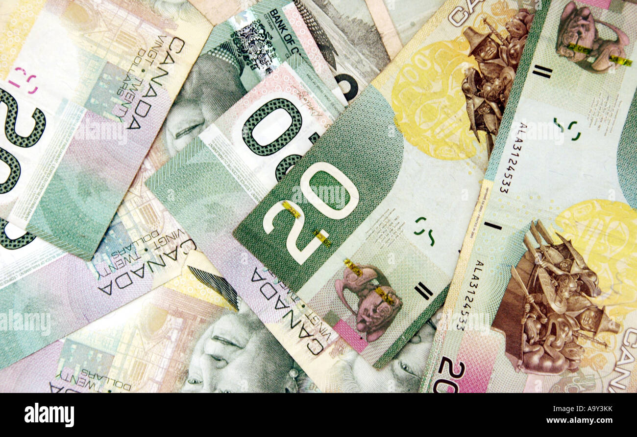 20 Canadian Dollar Note High Resolution Stock Photography and Images ...