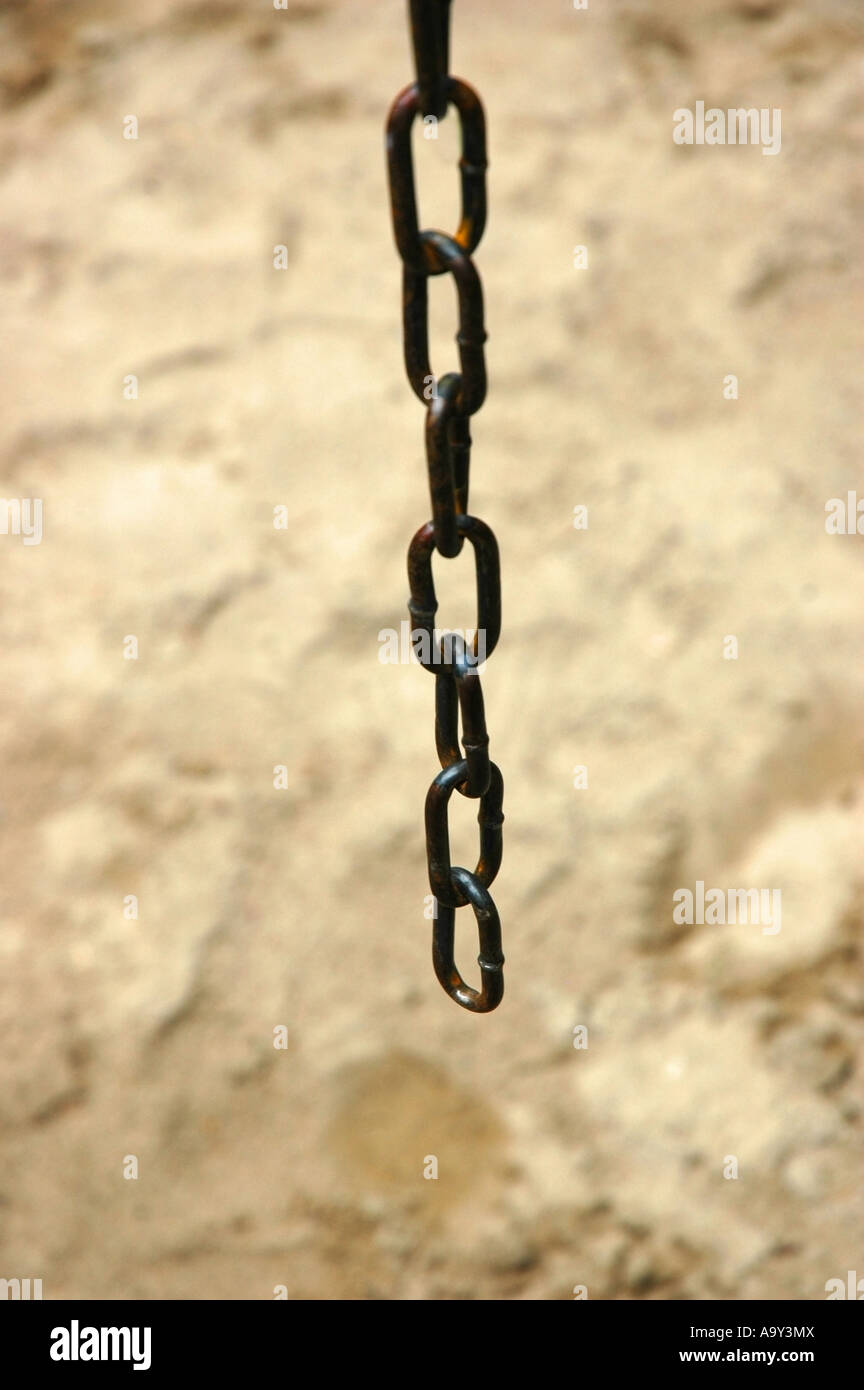 Broken Chain Link in Playground Stock Photo - Alamy