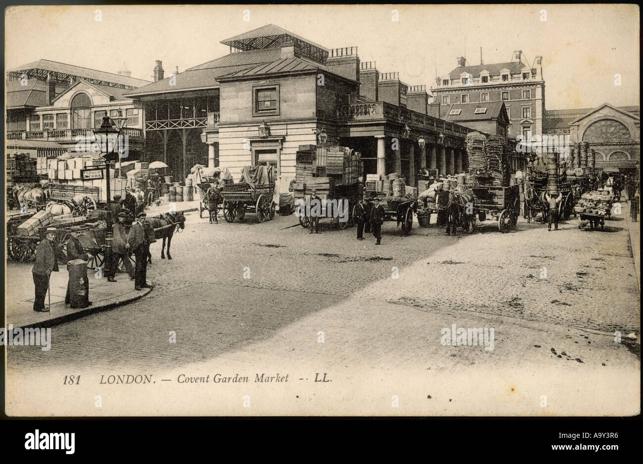 Covent Garden 1905 Stock Photo - Alamy