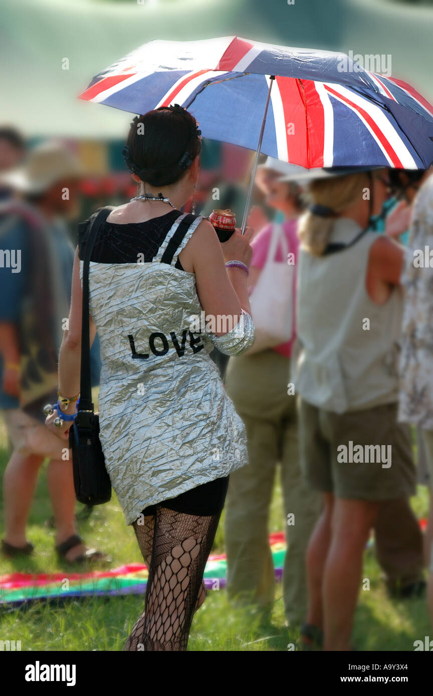 Girl union jack dress hi-res stock photography and images - Alamy