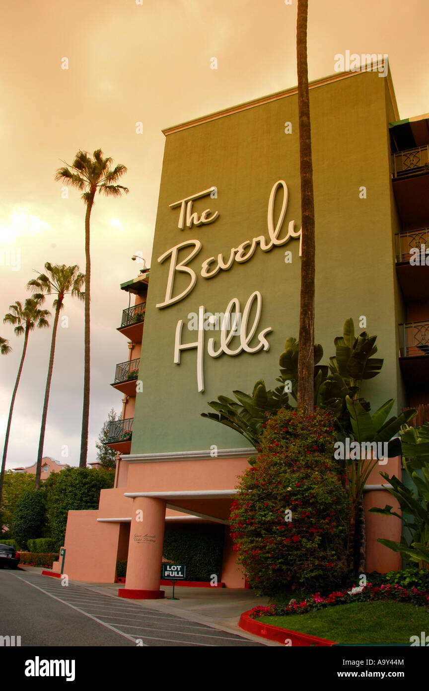 Beverly Hills Hotel sign Stock Photo - Alamy