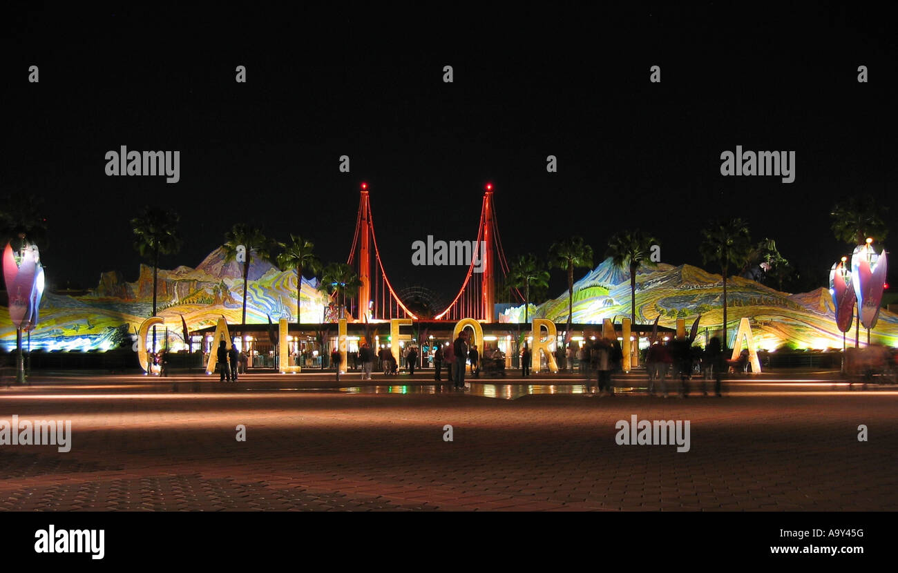 Disney California Adventure theme park in Anaheim California taken at ...