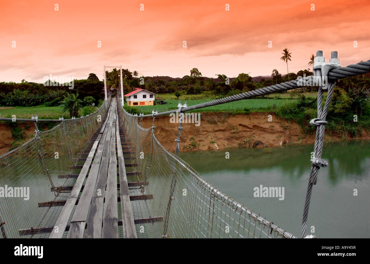 Country Living in Saba Malaysia Stock Photo - Alamy