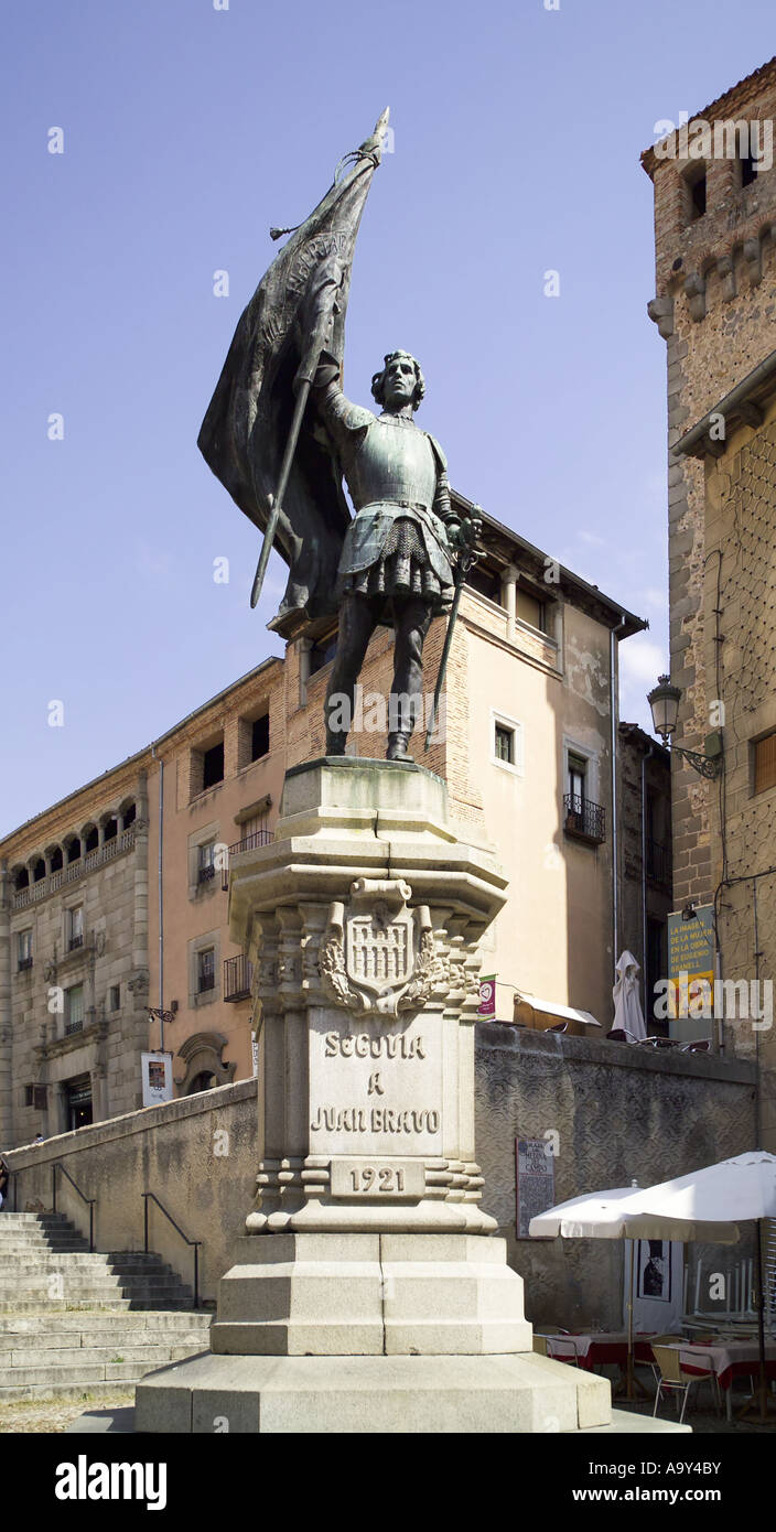 Statue in Segovia Stock Photo - Alamy