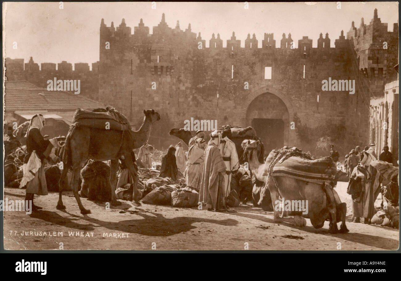 Jerusalem market historical hi-res stock photography and images - Alamy
