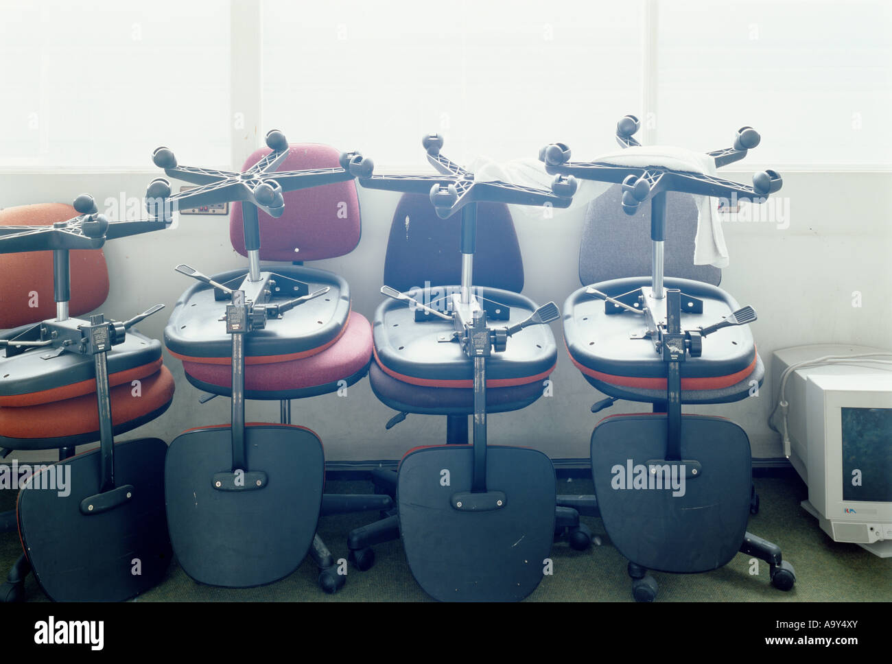 chairs, office chairs, redundant, redundancy, computers, cafe ...