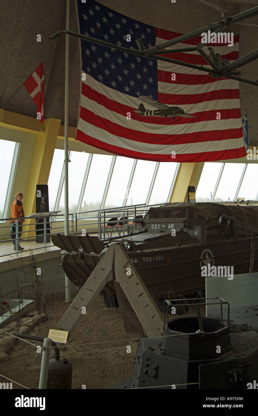Utah Beach museum Normandy northern France Europe Stock Photo - Alamy