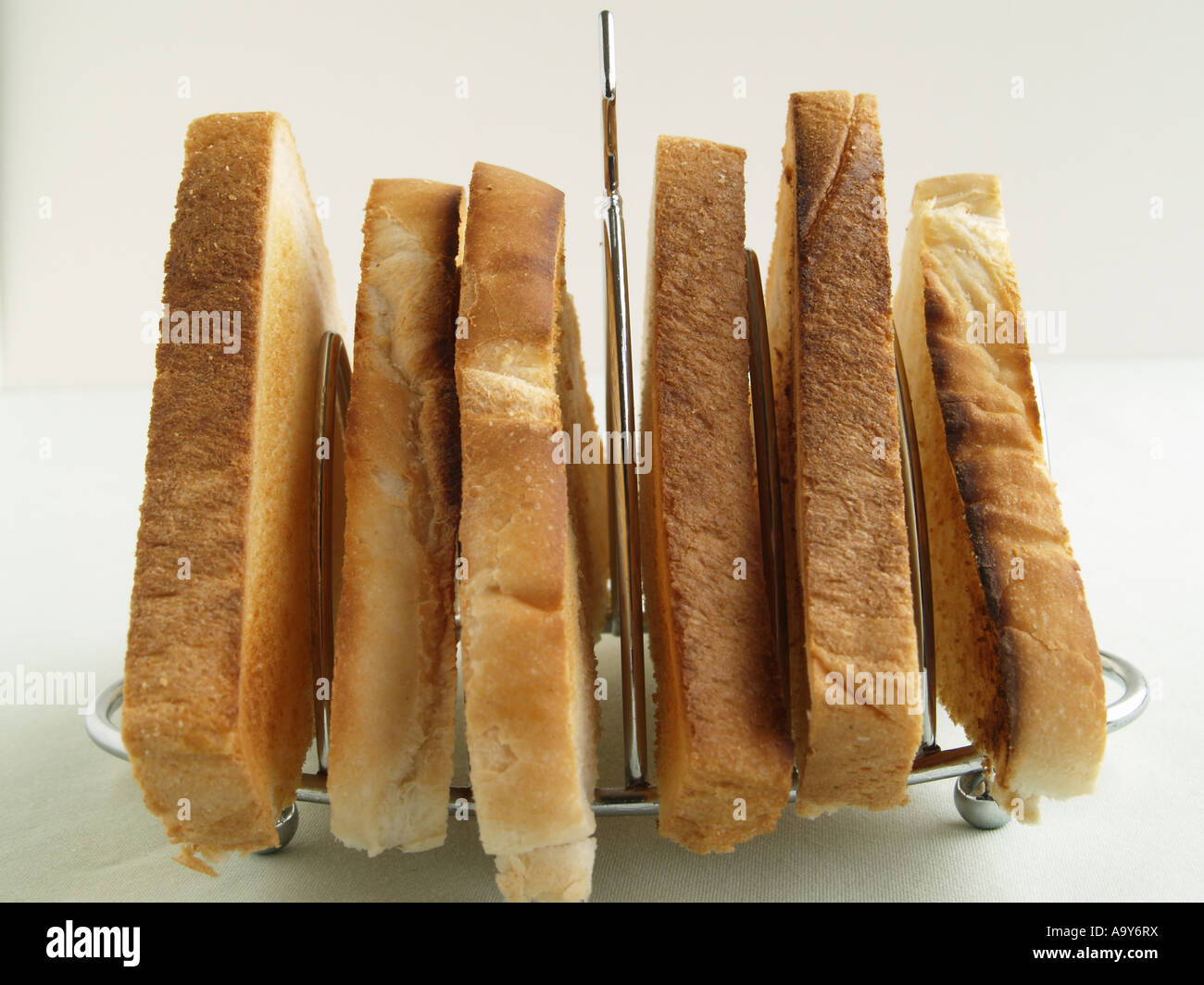White bread toast in toast rack hi-res stock photography and images - Alamy
